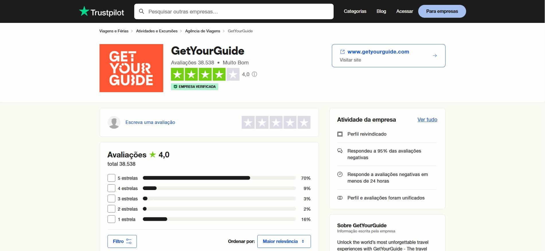 Get Your Guide é confiável? Veja informações atualizadas de 2026